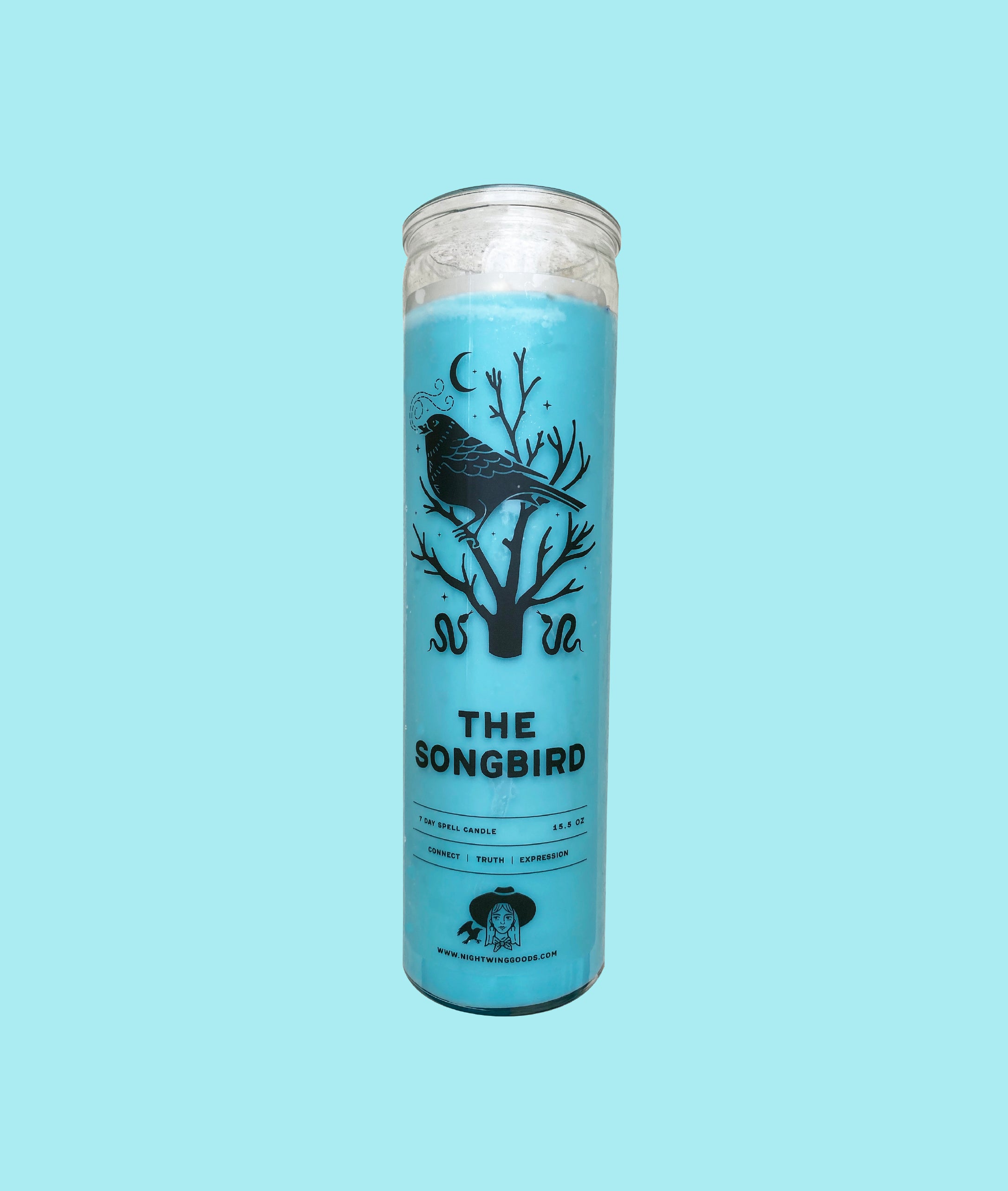 The Songbird 7 Day Spell Candle – Night Wing Goods